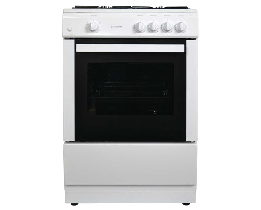 Statesman MAXI60GSF 60cm Single Cavity Gas Cooker White